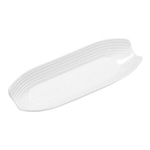 fox run corn on the cob dish, set of 2, white trays