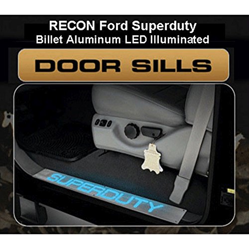 Recon 264121FD Illuminated Door Sill Kick Plate