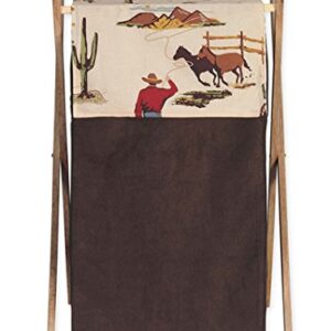 Baby and Kids Wild West Cowboy Western Horse Clothes Laundry Hamper by Sweet Jojo Designs