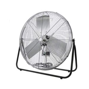 tpi corporation f24-te industrial workstation floor fan, single phase, 24″ diameter, 120 volt