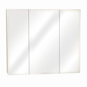 Zenith M36, Beveled Tri-View Medicine Cabinet, Frameless