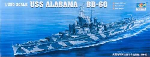 Trumpeter 1/350 USS Alabama BB60 Battleship