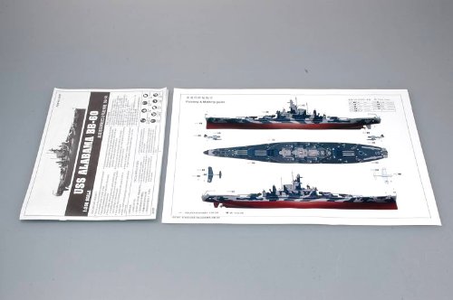 Trumpeter 1/350 USS Alabama BB60 Battleship