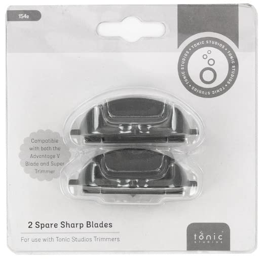 Tonic Studios 606 Refill Blades for 604 Push Blade Super Trimmer, Pack of 2