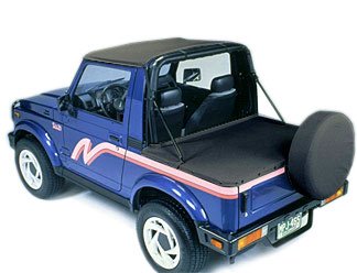 Bestop 9000615 Black Denim Duster Deck Cover for Suzuki Samurai