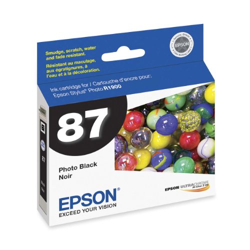 Epson UltraChrome Hi-Gloss 87 -Inkjet -Cartridge (Photo Black) (T087120)