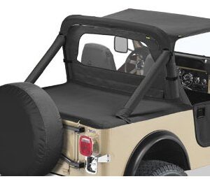 Bestop 9000301 Black Duster Deck Cover for 1980-1991 CJ7 and Wranglers