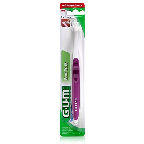 GUM End-Tuft Brush Soft 1 Each