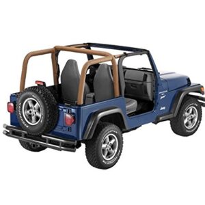 Bestop 80020-37 Spice Sport Bar Cover for 1997-2002 Wrangler TJ with or Without Factory soundbar, Black