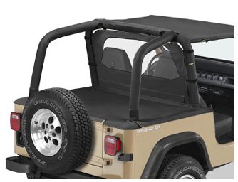 Bestop 8000915 Black Denim Sport Bar Cover for 1992-1995 YJ