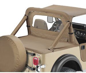 Bestop 8000704 Tan Sport Bar Cover for 1980-2016 CJ5, CJ7 & Wrangler