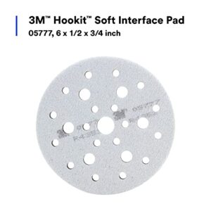 3M Hookit Soft Interface Pad 05777, Foam, Hole Pattern, 6 In x 1/2 In x 3/4 In