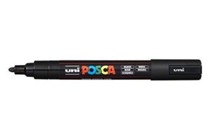 posca acrylic paint marker, medium, black