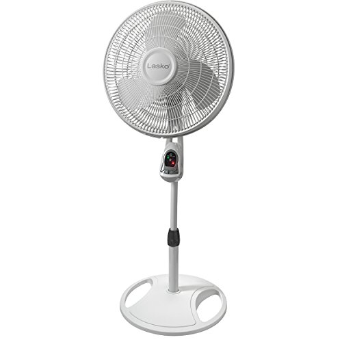 Lasko Lasko-16 Remote Control Stand, 3-Speed (1646) Household Fans, 1-Pack, White