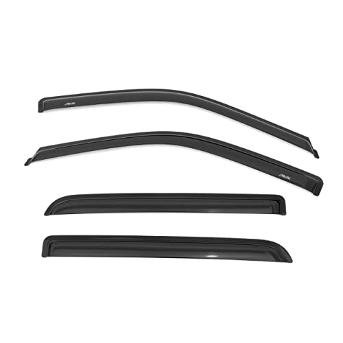 Auto Ventshade [AVS] Ventvisor / Rain Guards | Outside Mount, Smoke Color, 4 pc | 94043 | Fits 2005 - 2012 Toyota Avalon