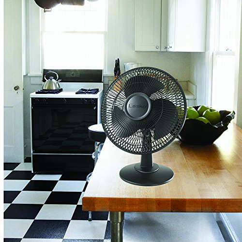 Lasko Lasko-12 Table, 3-Speed, Black (2017) Household Fans, 12