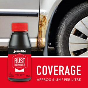 JENOLITE Rust Remover - Thick Liquid - Remover Rust Back to Bare Metal - 5oz (150ml)