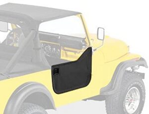 bestop 5302801 black lower fabric half doors for 1976-1986 cj7/cj8