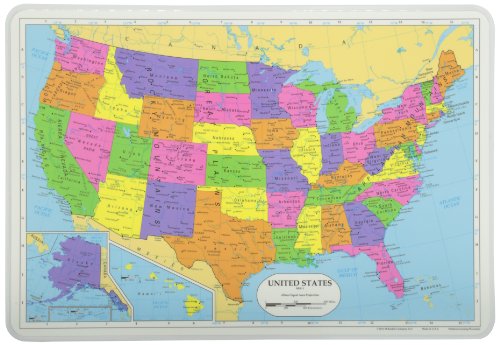 Painless Learning Map of USA Placemat