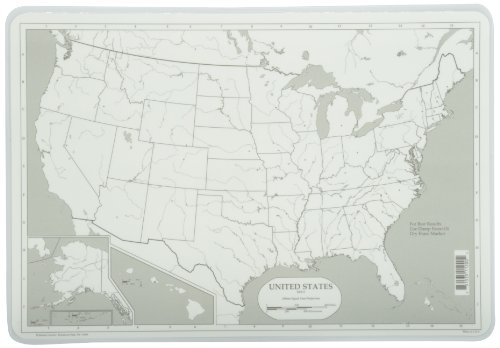 Painless Learning Map of USA Placemat