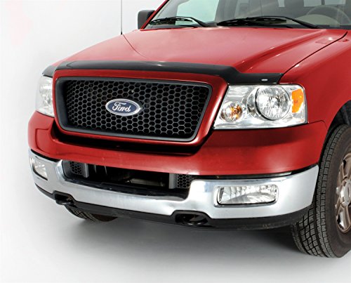 Auto Ventshade [AVS] Aeroskin Hood Protector | Flush Mount, Dark Smoke | 322009 | Fits 2004 - 2008 Ford F-150