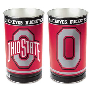 ncaa ohio state buckeyes tapered wastebasket