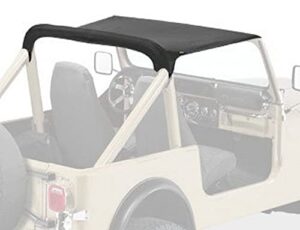 bestop 5251801 black crush targa-style strapless bikini top for 1980-1986 wrangler