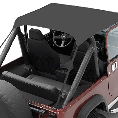 Bestop 5250801 Traditional Bikini Top for 1976-1991 CJ7/CJ8 & Wrangler,Black