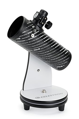 Celestron – 76mm Classic FirstScope – Compact and Portable Tabletop Dobsonian Telescope – Ideal Telescope for Beginners – Features Notable Astronomers and Scientists – BONUS Astronomy Software Package