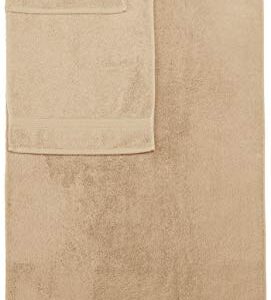 Amazon Brand – Pinzon 6 Piece Blended Egyptian Cotton Bath Towel Set - Driftwood