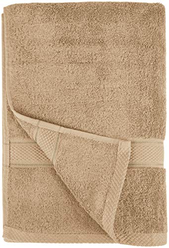 Amazon Brand – Pinzon 6 Piece Blended Egyptian Cotton Bath Towel Set - Driftwood