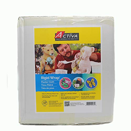 ACTIVA Rigid Wrap Premium Plaster Cloth, 20 pounds, White