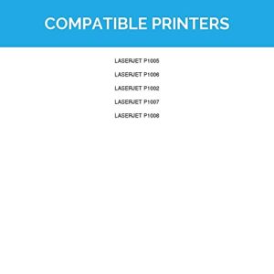 LD Compatible Toner Cartridge Replacement for HP 35A CB435A (Black)