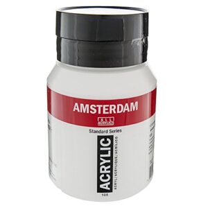 amsterdam acrylic 500ml titanium white