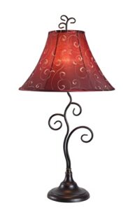 kenroy home 31380brz richardson table lamps, large, bronze