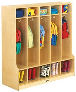 jonti-craft 5 sections step coat locker