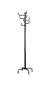 wildon home grand forks eight hook coat rack in black 2711