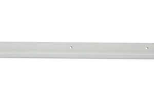 Rubbermaid FastTrack Rail, Hardware, 40", White, Heavy-Duty Steel, Durable, Ideal for Pantries, Linen Closets, Laundry Rooms, Utility Rooms