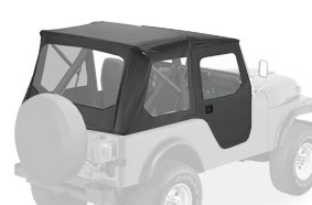 Bestop 5140701 Black Crush Tigertop for 1976-1983 CJ5