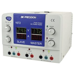 B&K Precision 1672 Quad Display Triple Output DC Power Supplies, 0-3A Current (variable outputs)