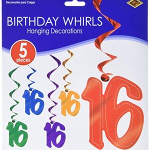 16 Whirls (asstd colors) (5/Pkg)