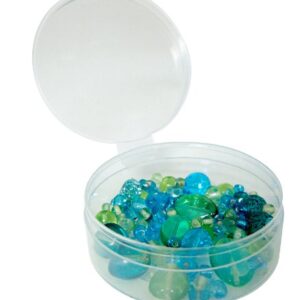 TIDY CRAFTS QUAD STOW N GO BLUE BEAD, JEWELRY, NOTIONS AND CRAFTS ORGANIZER