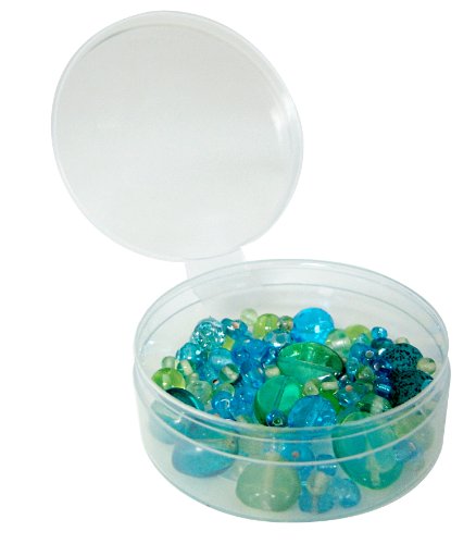 TIDY CRAFTS QUAD STOW N GO BLUE BEAD, JEWELRY, NOTIONS AND CRAFTS ORGANIZER