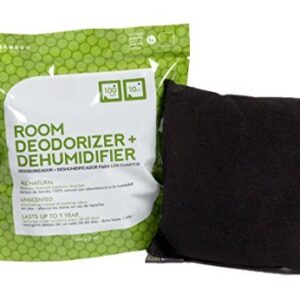 Ever Bamboo Room Deodorizer & Dehumidifier w/All Natural Bamboo Charcoal (200 g). Has a Sneaky Stink Come to Stay in Your Room? Show it Out with Ever Bamboo!