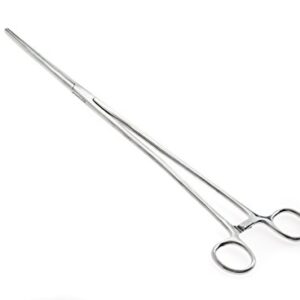 SE 16" Self-Locking Straight Forceps - 615FS