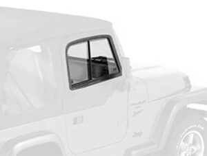 bestop 5178735 black diamond upper door sliders for 1997-2006 wrangler