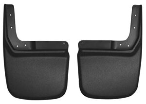 husky liners mud guards | rear mud guards – black | 57141 | fits 2007-2017 jeep wrangler, 2018 jeep wrangler jk w/ standard bumper 2 pcs