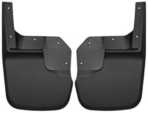 husky liners mud guards | front mud guards – black | 56141 | fits 2007-2018 jeep wrangler w/ standard bumper 2 pcs