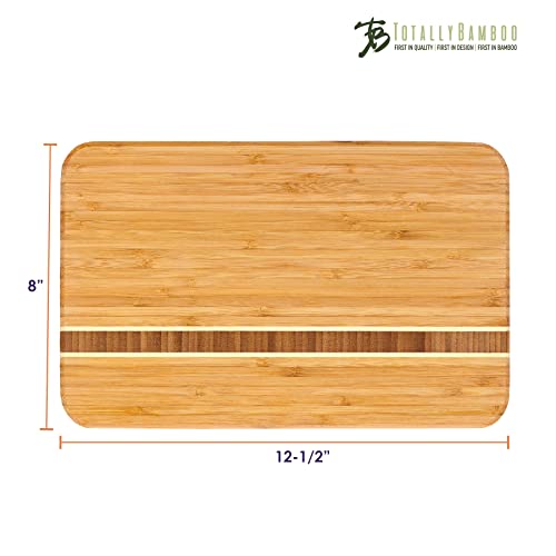 Totally Bamboo Aruba Bamboo Serving and Cutting Board, 12-1/2" x 8"