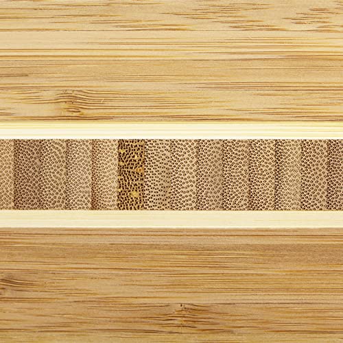 Totally Bamboo Aruba Bamboo Serving and Cutting Board, 12-1/2" x 8"